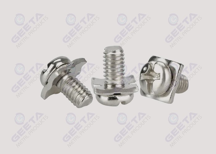 Screw With Square Washer | Geeta Metal Products